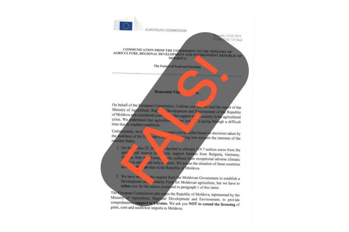 Warning misinformation! New fake letter in public space